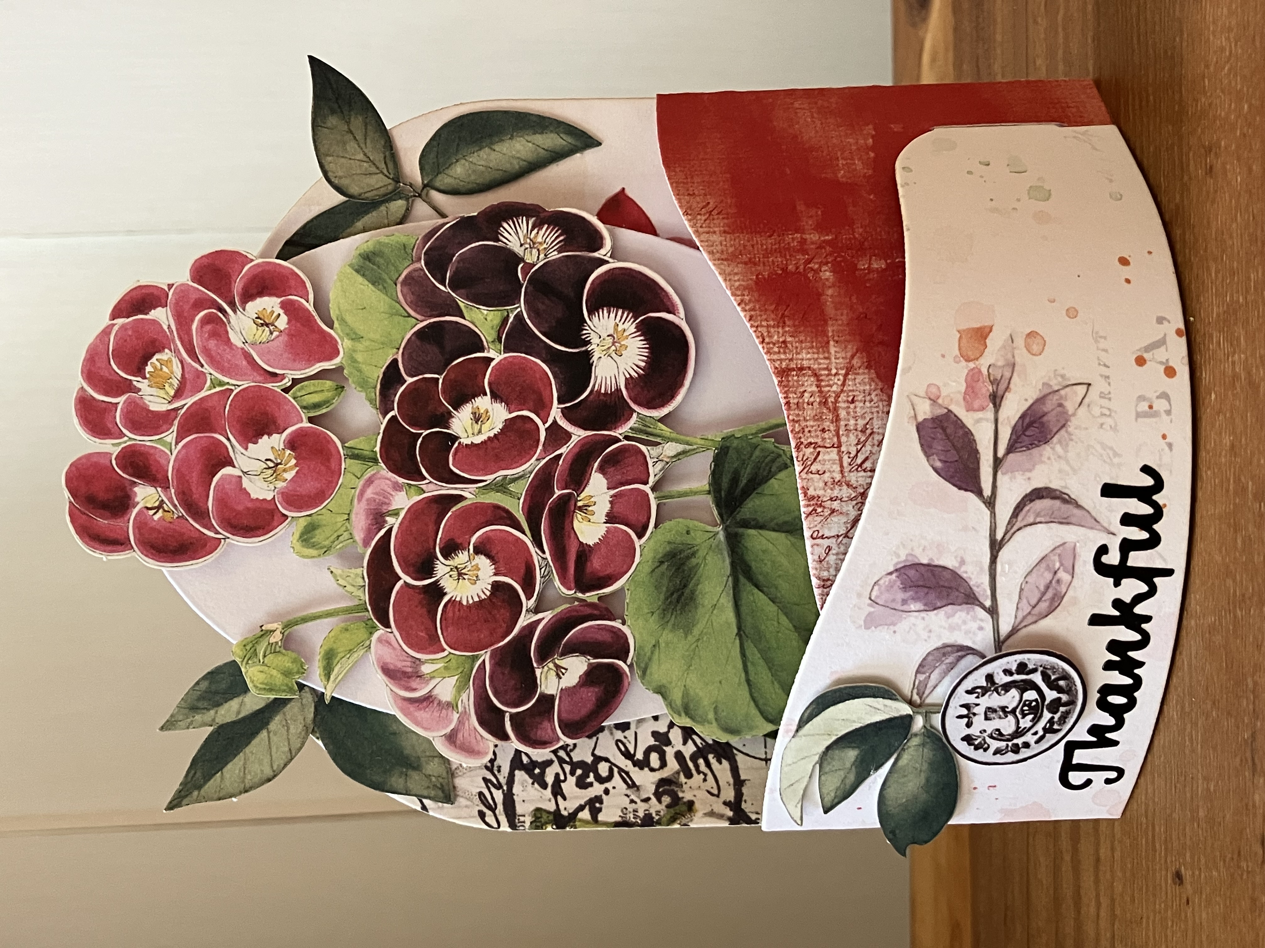 Paper Wishes | Thankful Bendi Card