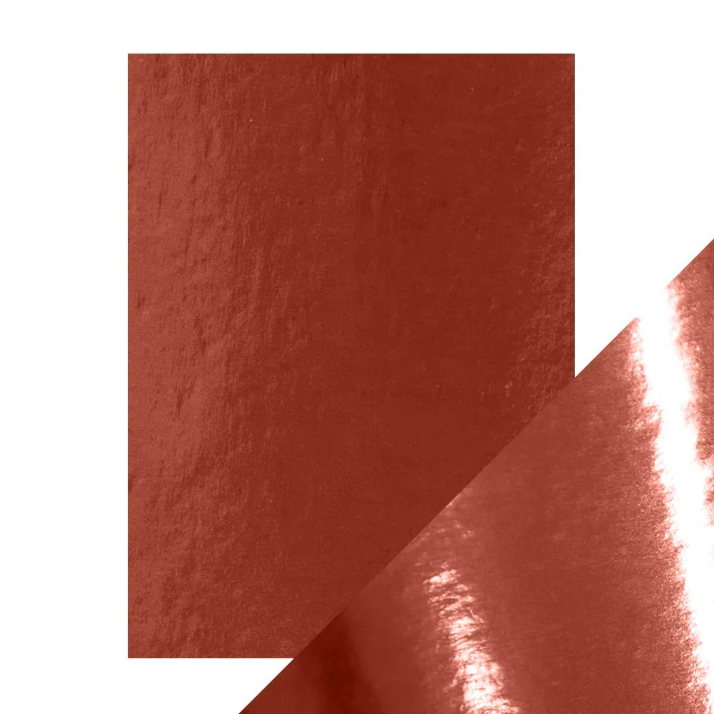 Paper Wishes | Opera Red Mirror Cardstock, 5 sheets