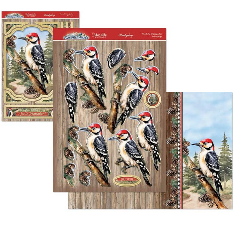 Beautiful Birds Deco-Large Card Kit by Hunkydory – Foiled & Die-Cut ...
